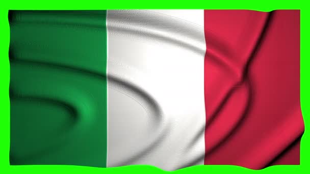 Bandera Italiana Ondeando Gif