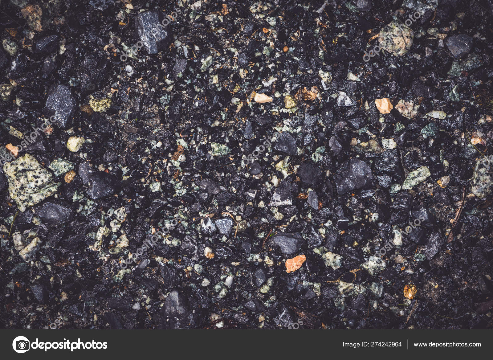 Background textured gravel / grit. black, background, nature Stock ...