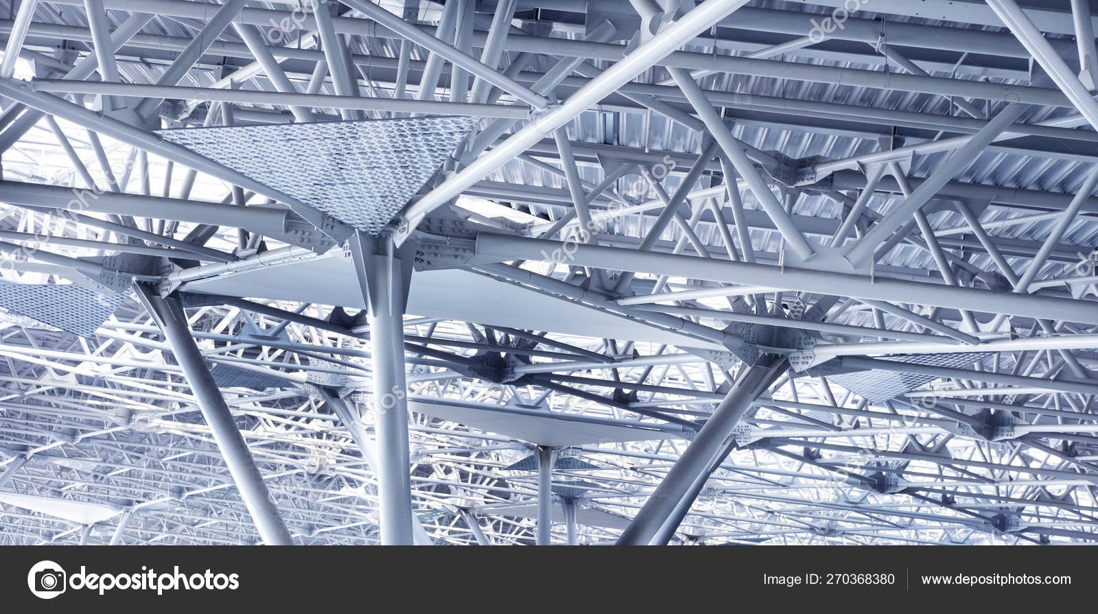 Architecture detail Modern Metal Structure Pattern Construction Stock ...