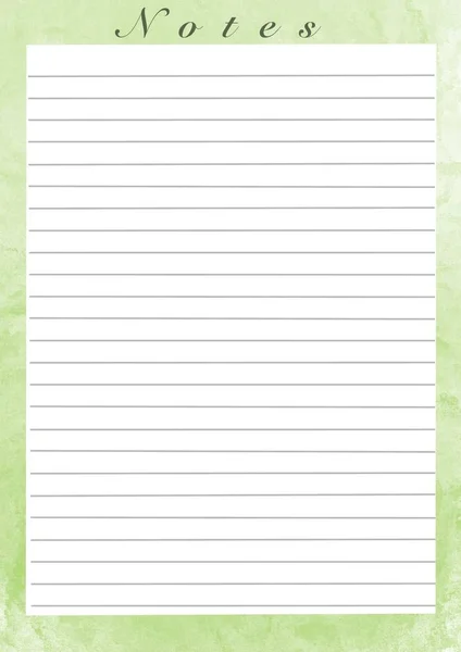 Printing paper note, optimal A4 size. Lined paper for notebook, diary ...