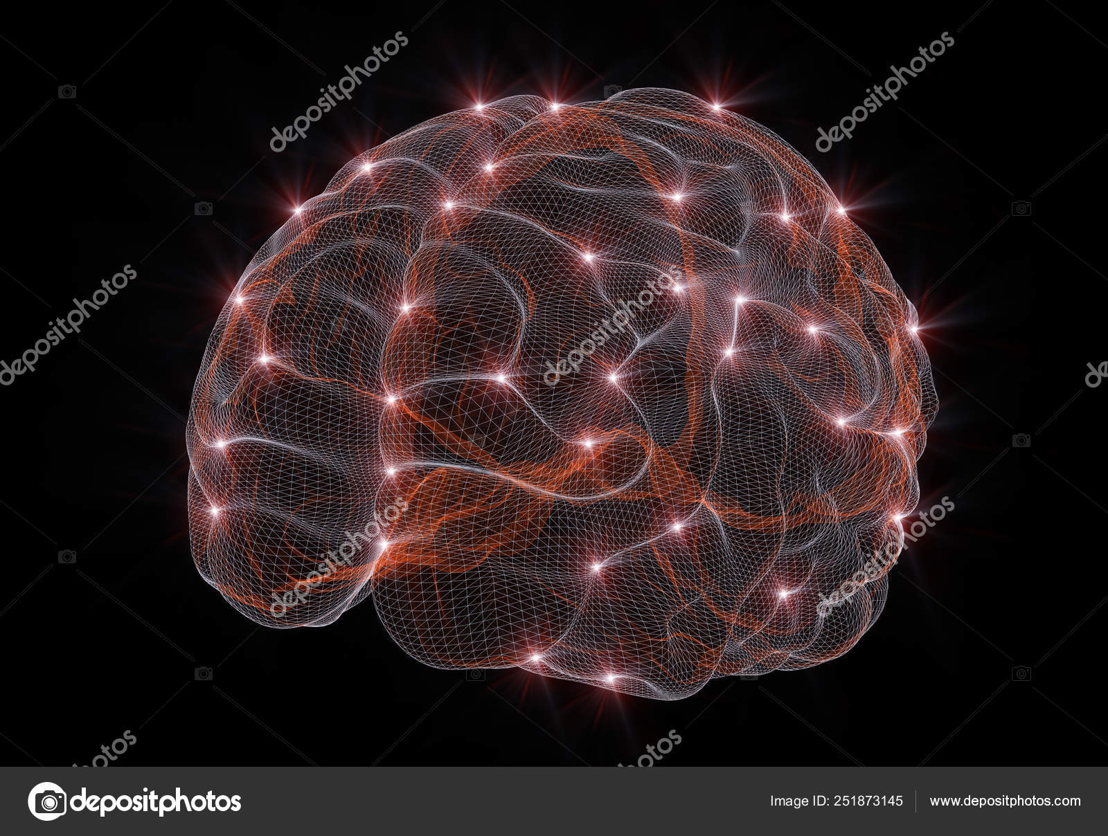 Rendering Conceptual Image Representing Neural Networks Artificial ...