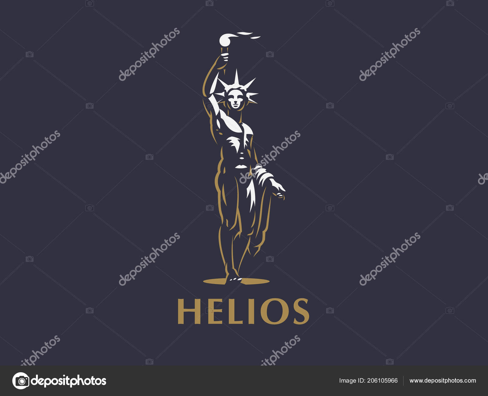 Helios The Sun God Symbol