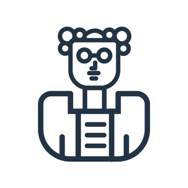 Professor Icon Vector Isolated White Background Professor Transparent ...