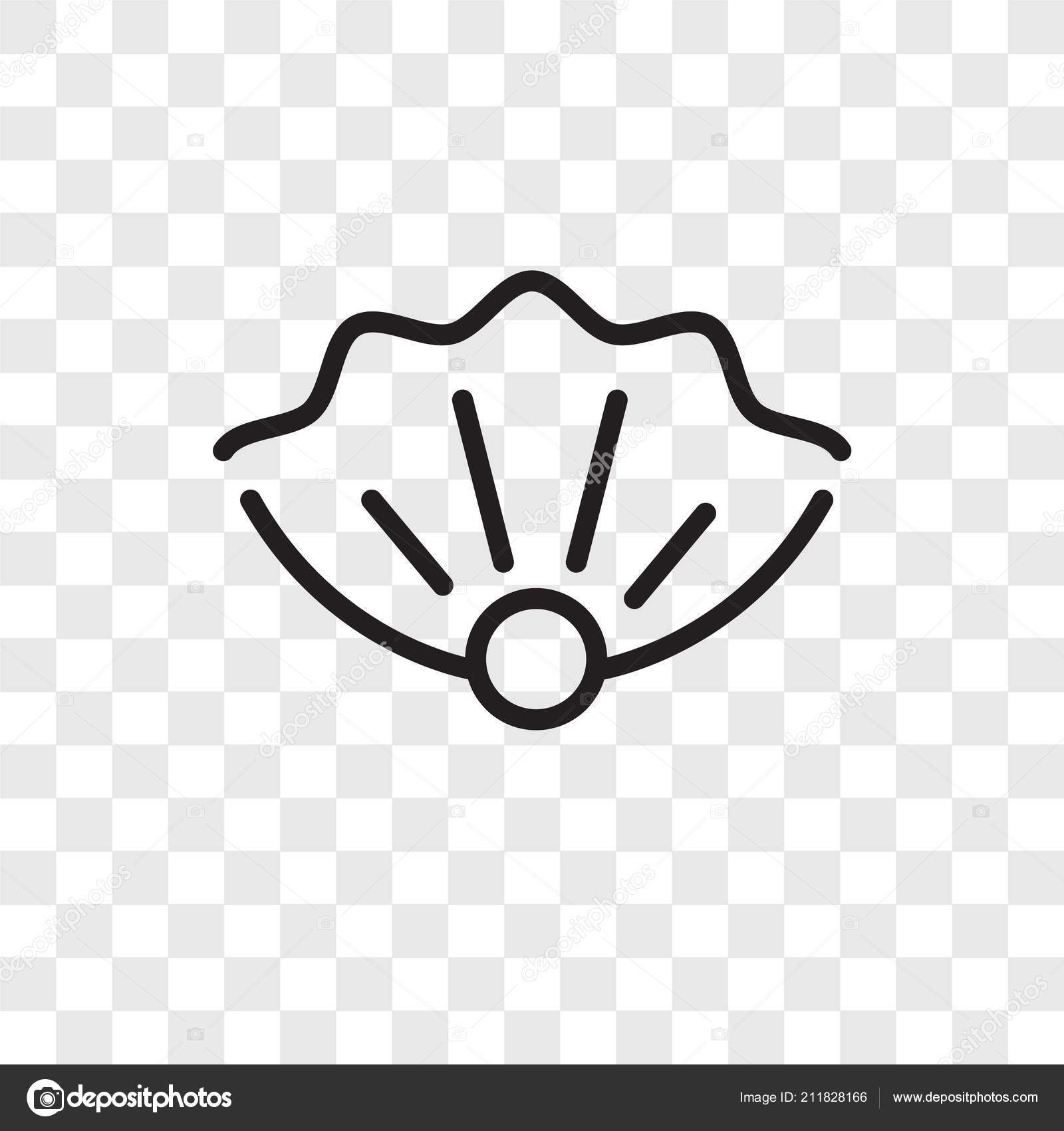 Clam vector icon isolated on transparent background, Clam logo design ...