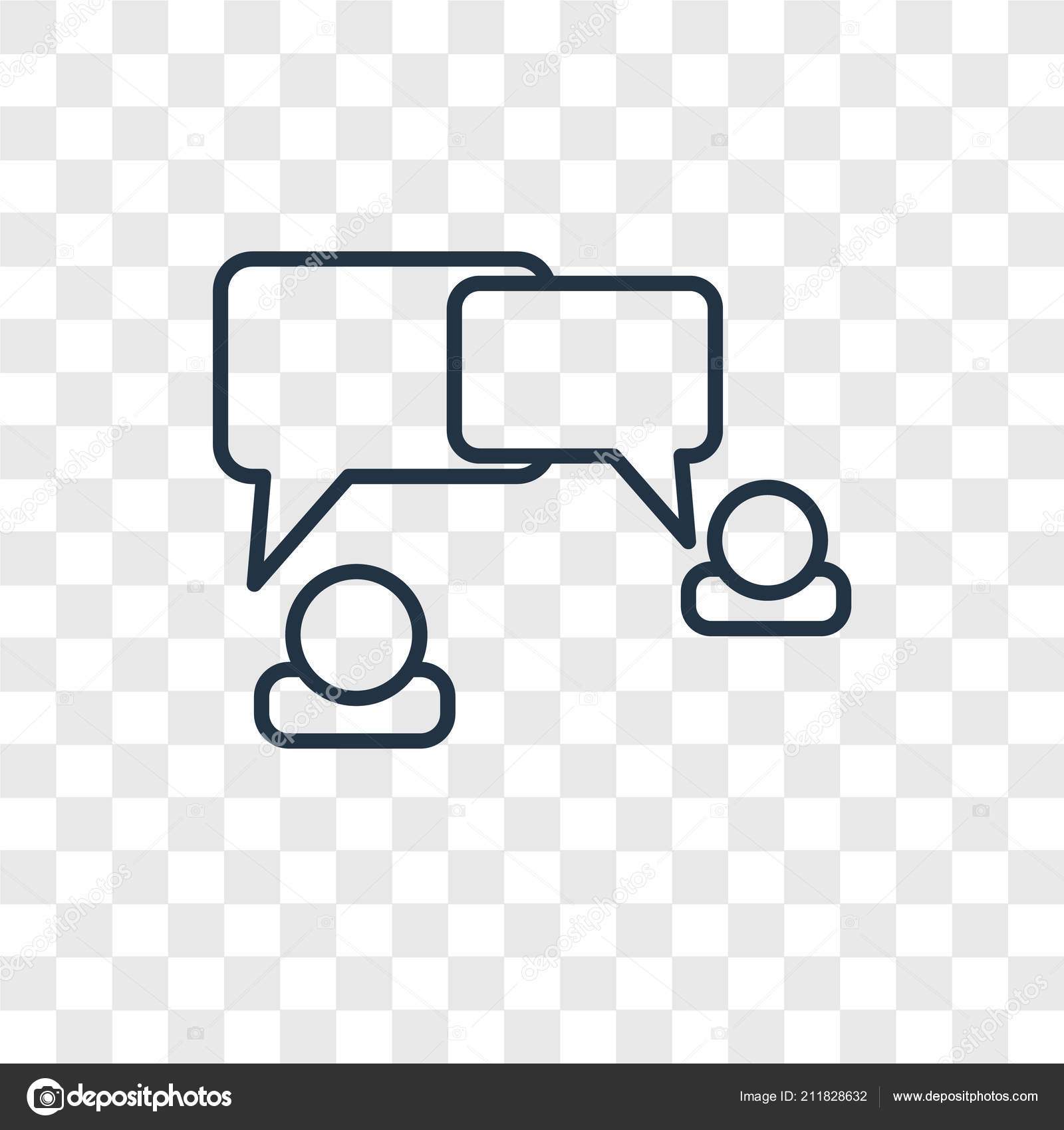 Social media vector icon isolated on transparent background, Social ...