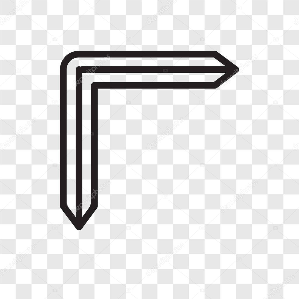 Allen llaves icono del vector aislado sobre fondo transparente, diseño ...