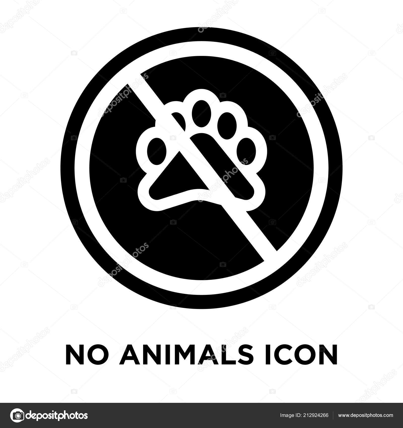 Animals Icon Vector Isolated White Background Logo Concept Animals Sign ...