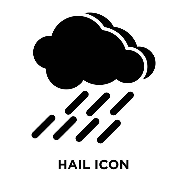 Hail Icon Vector Isolated White Background Logo Concept Hail Sign Stock ...