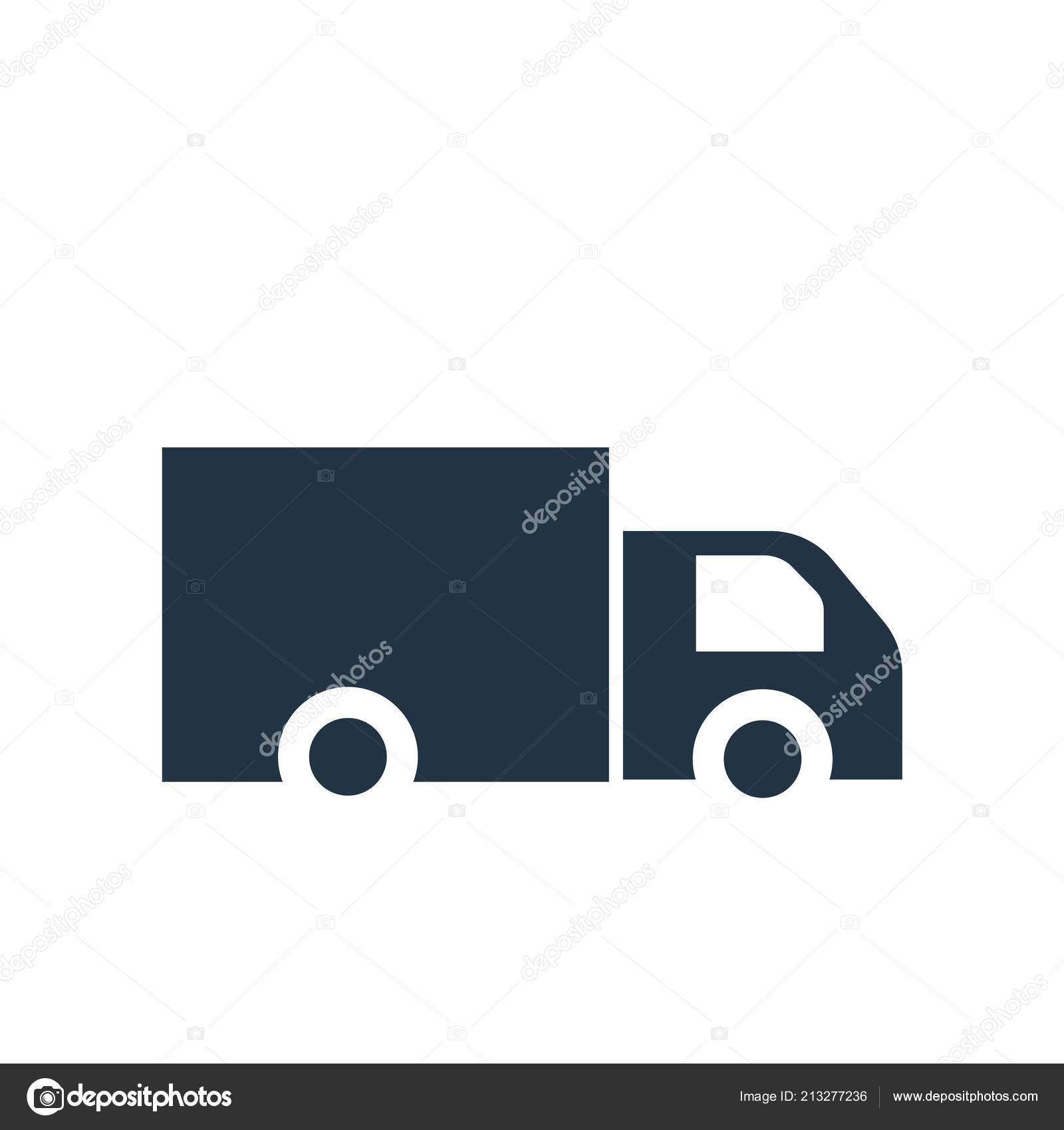 Delivery Icon Vector Isolated White Background Delivery Transparent ...