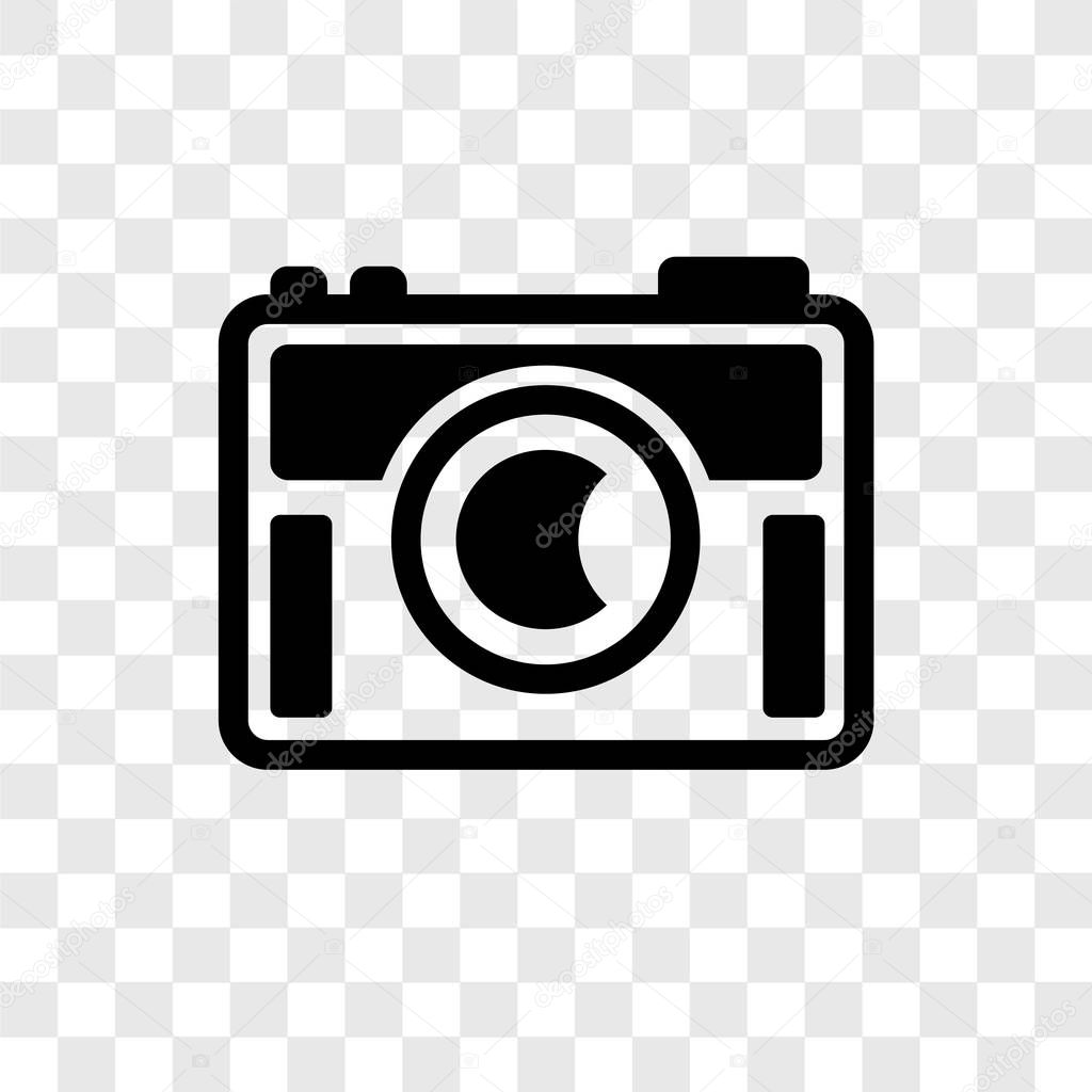 Camera Vector Icon Isolated Transparent Background Camera Transparency ...