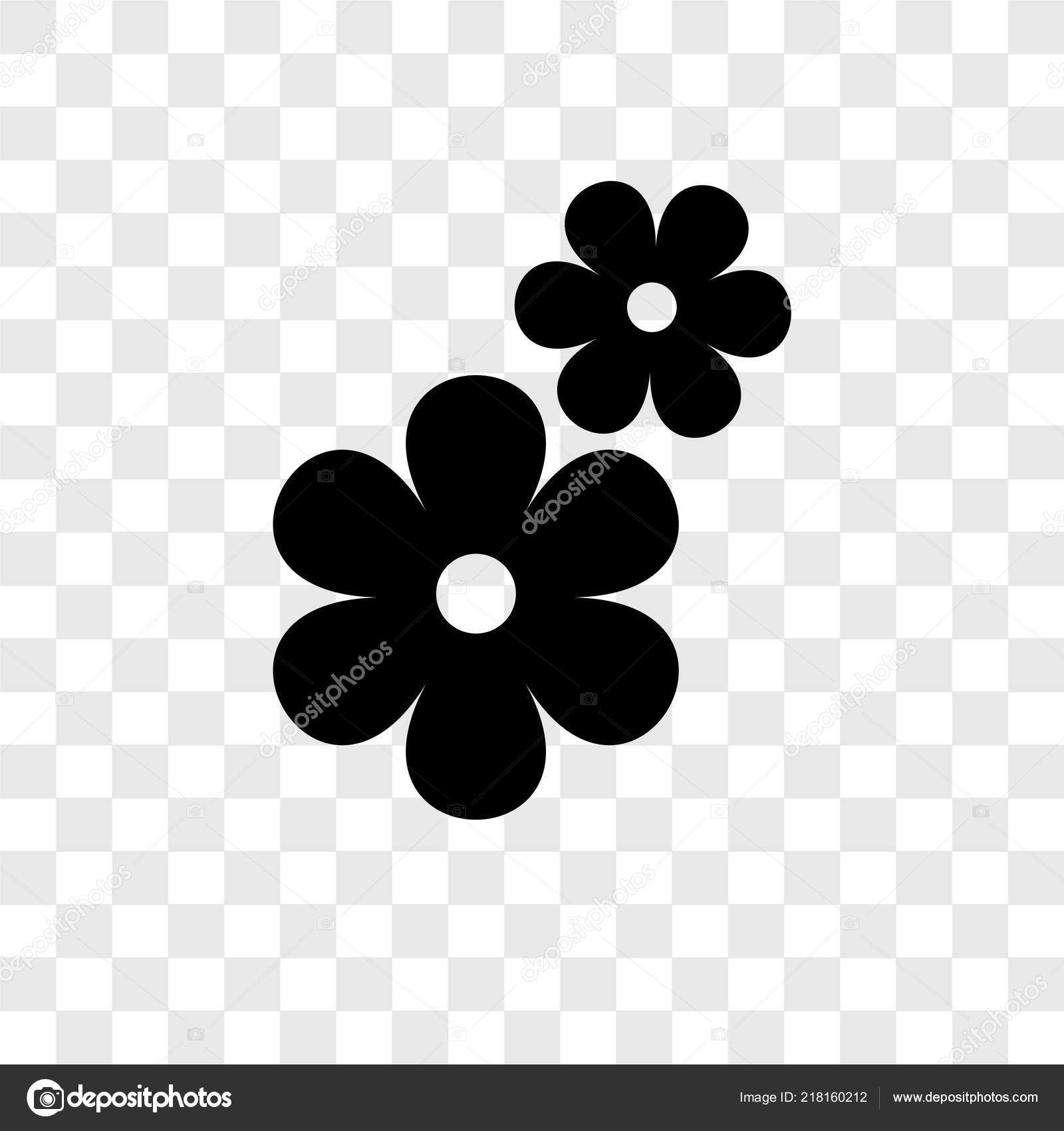 Flower Vector Icon Isolated Transparent Background Flower Transparency ...