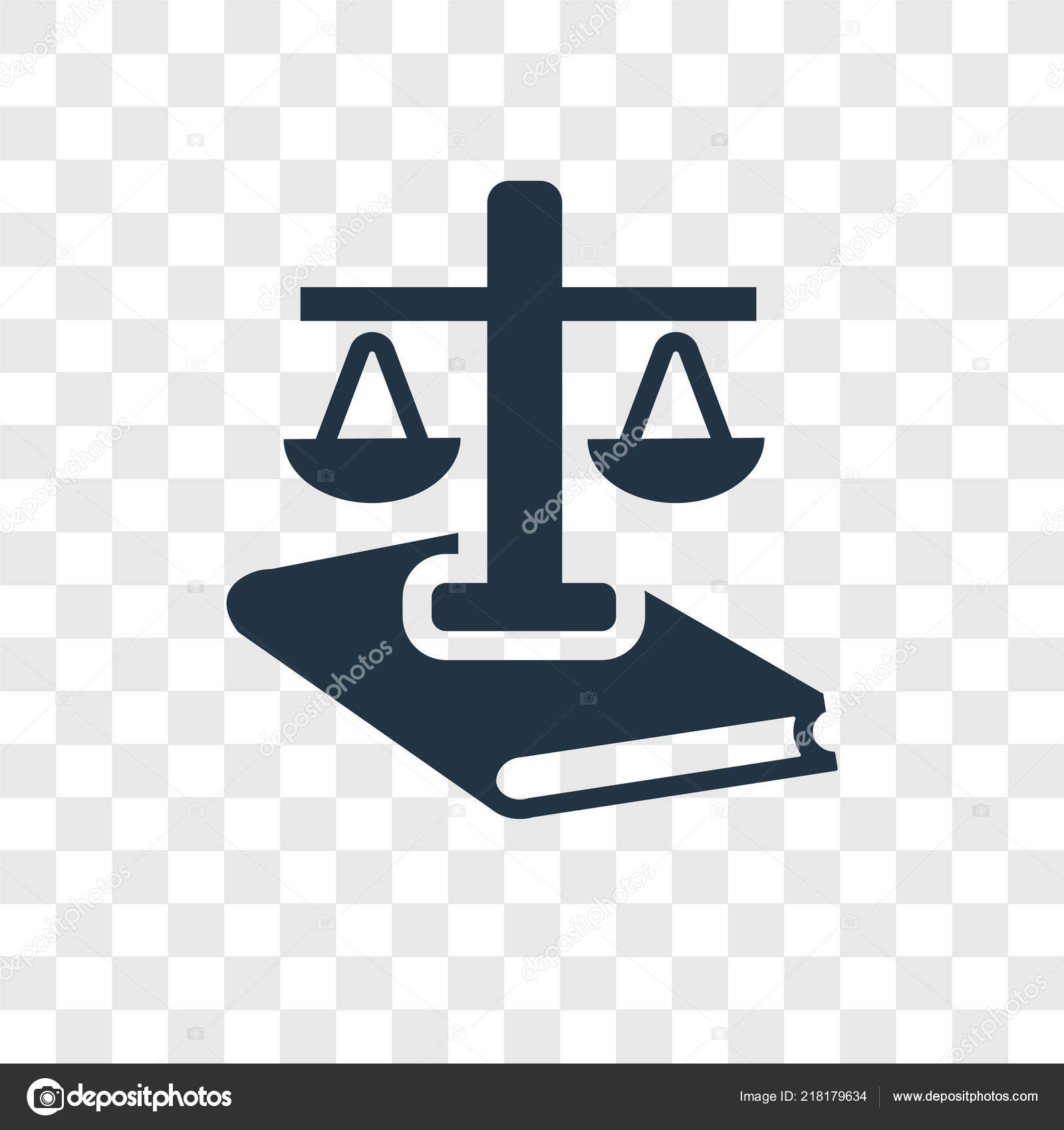 Law Icon Trendy Design Style Law Icon Isolated Transparent Background ...