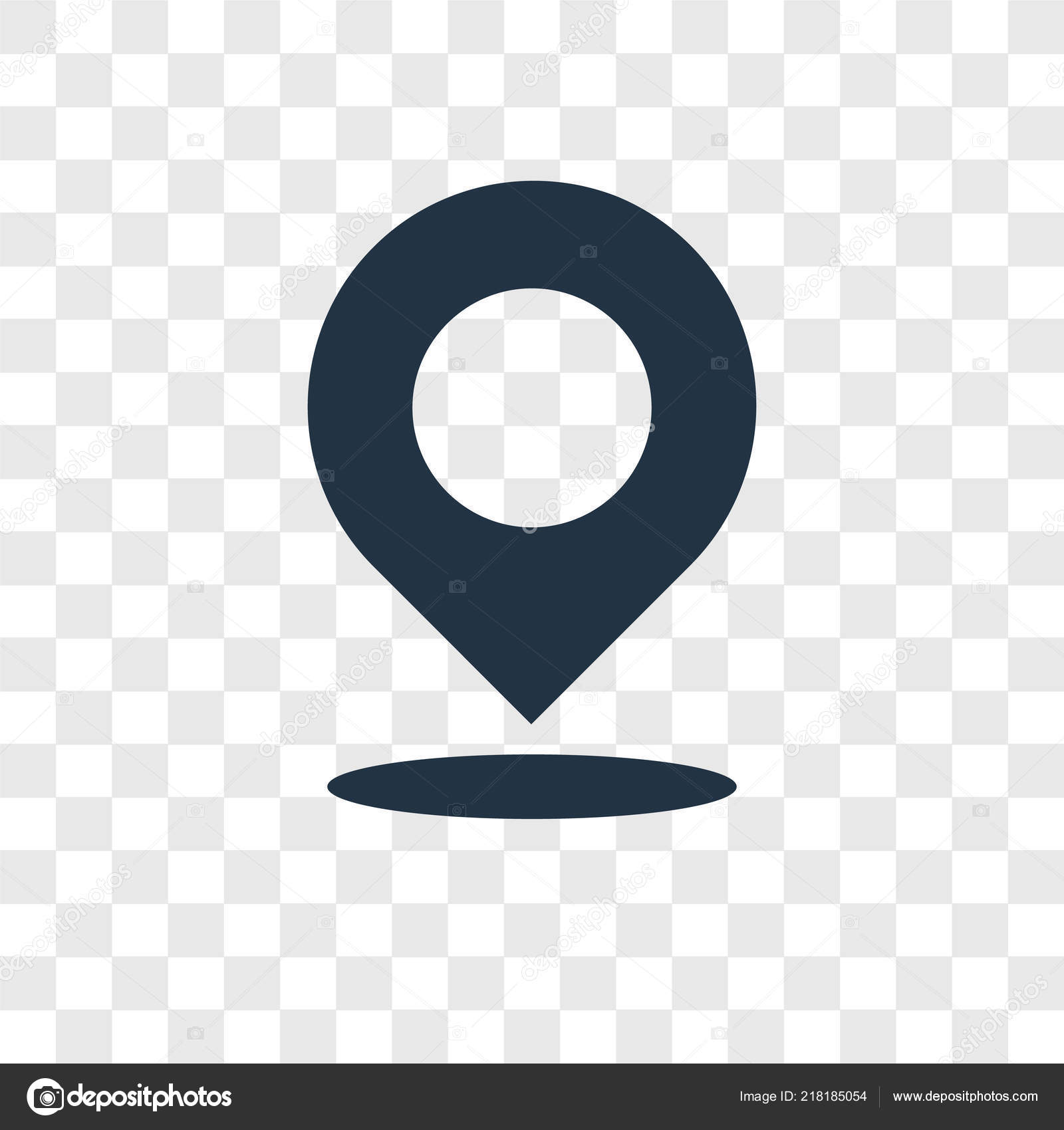Location Icon Trendy Design Style Location Icon Isolated Transparent ...