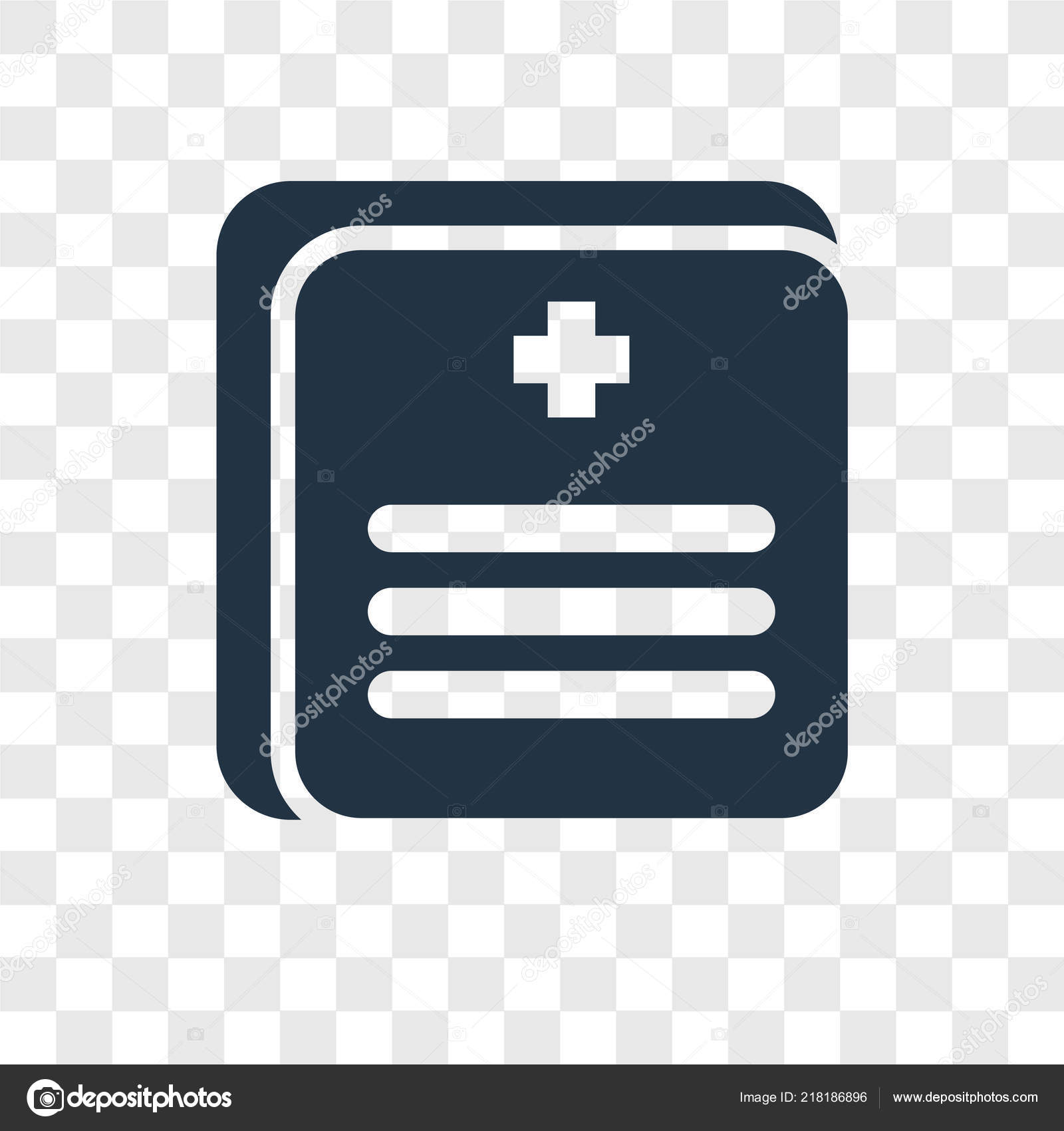 Medical Record Logo Medical Records With Icon Portrait V2 Wall Sign