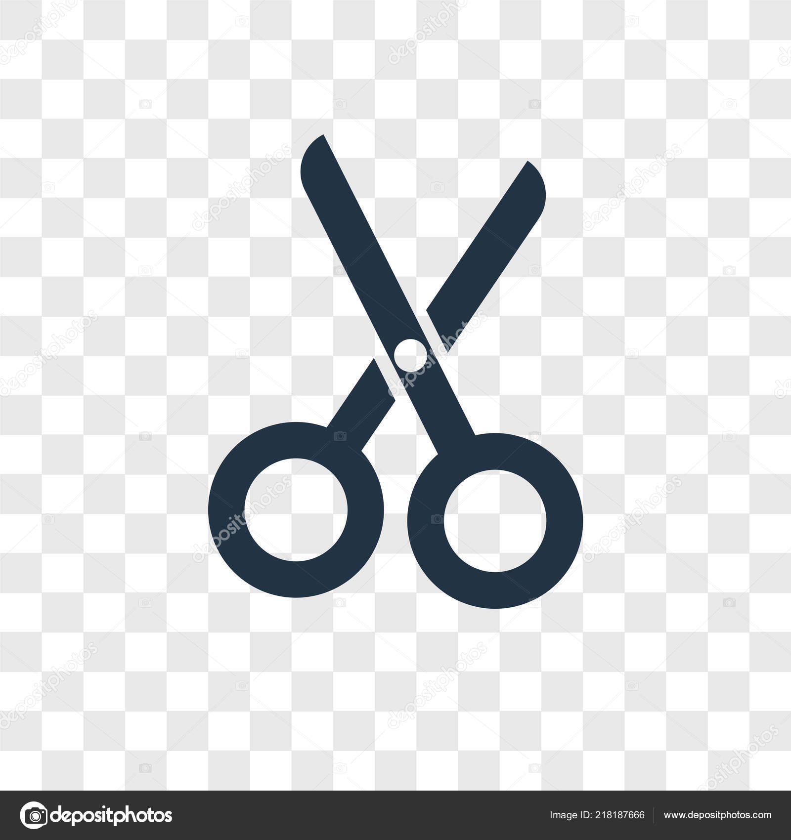 Cut Icon Trendy Design Style Cut Icon Isolated Transparent Background ...