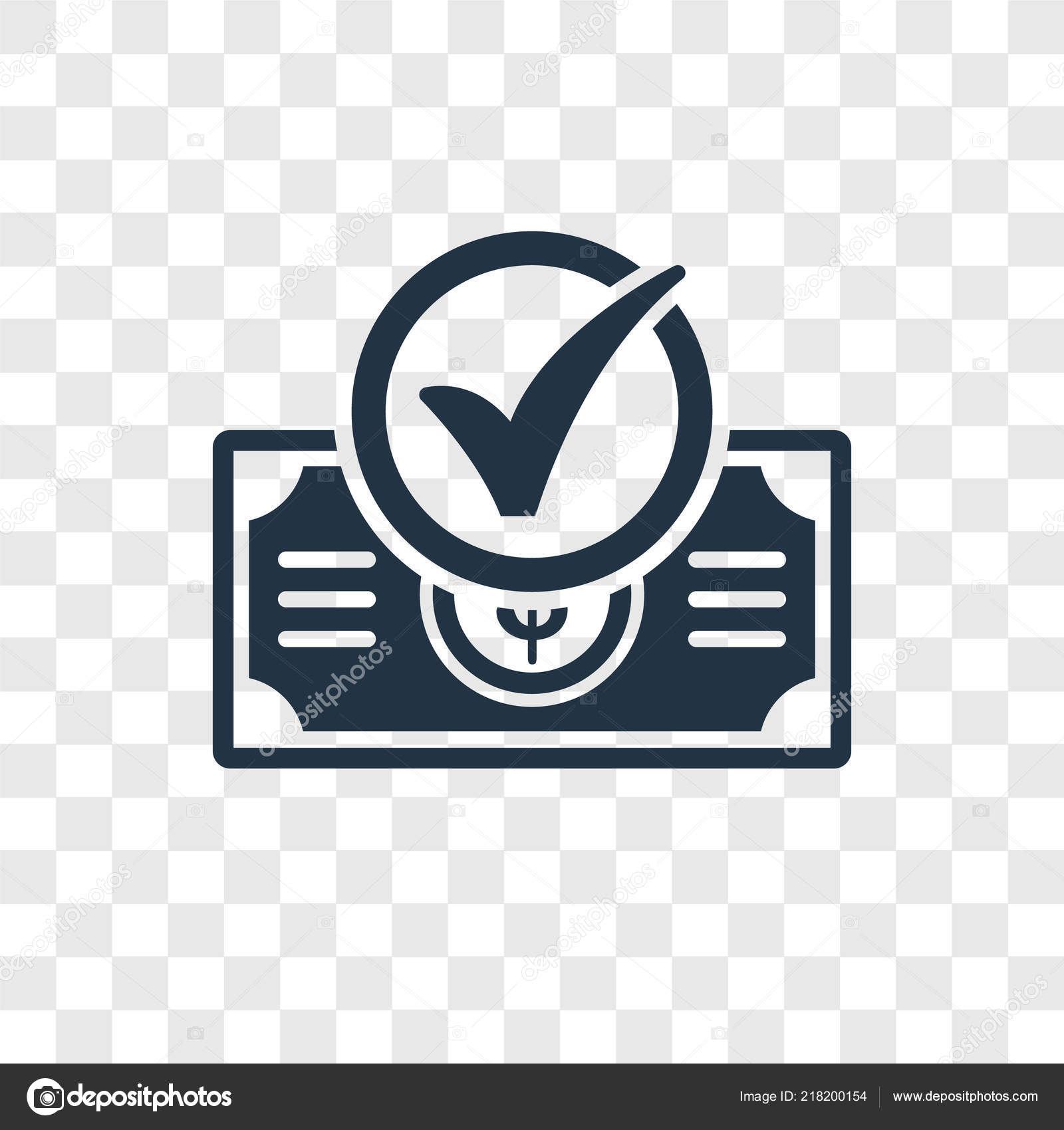 Check Icon Trendy Design Style Check Icon Isolated Transparent ...