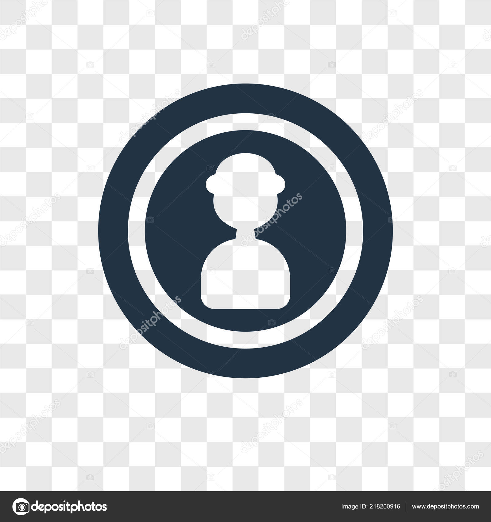User Icon Trendy Design Style User Icon Isolated Transparent Background ...