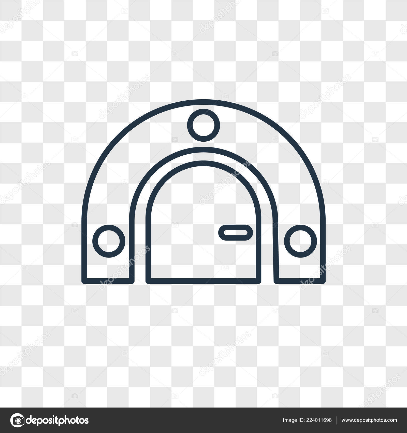 Bunker Icon Trendy Design Style Bunker Icon Isolated Transparent ...