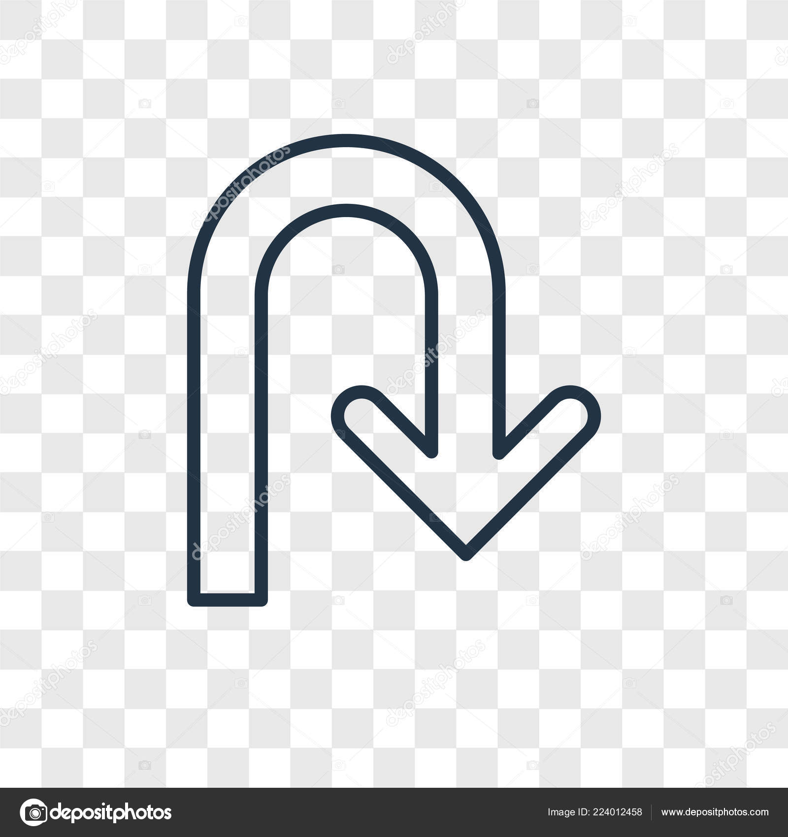 Return Icon Trendy Design Style Return Icon Isolated Transparent ...