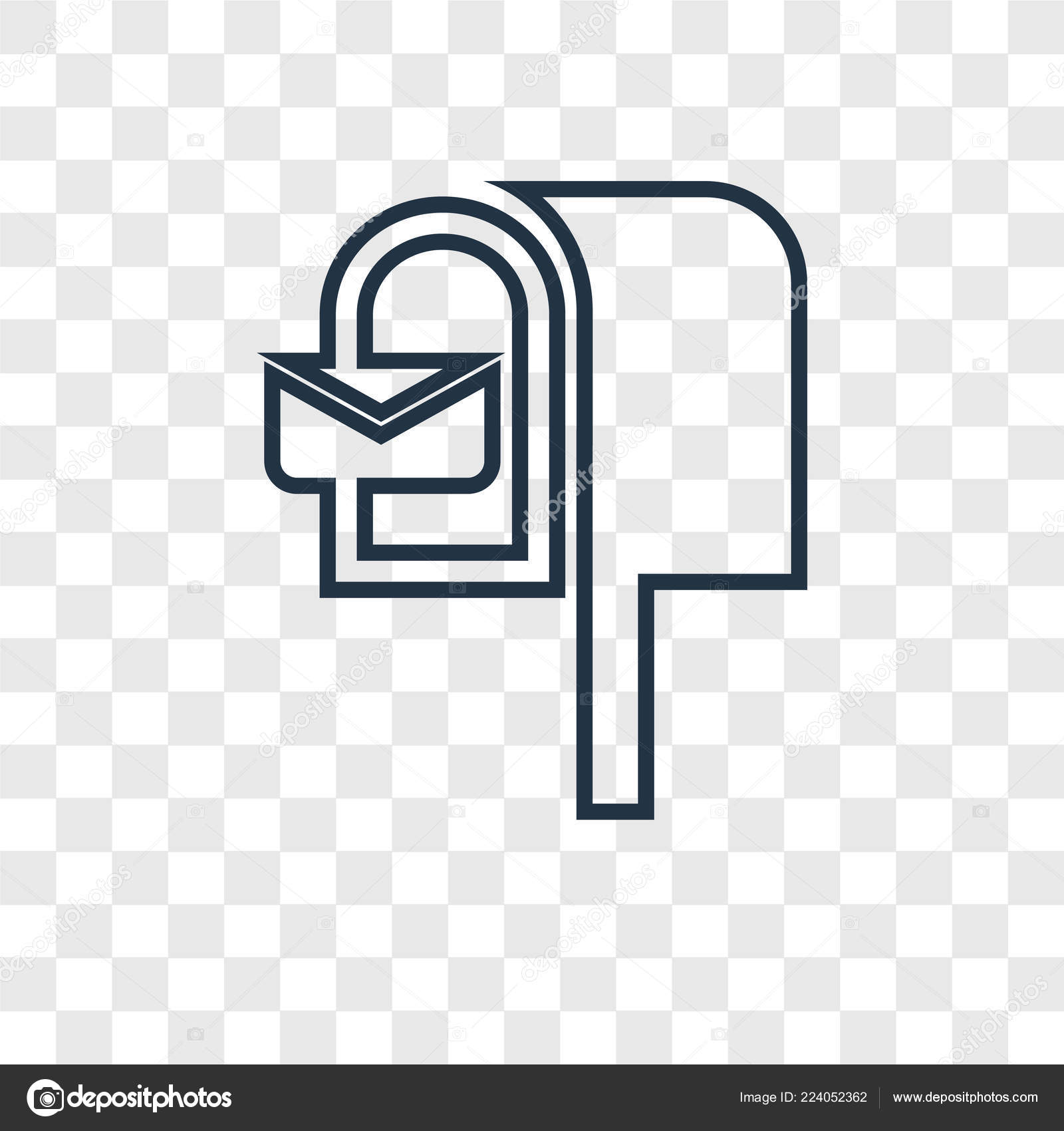 Vector De Icono De Buzón