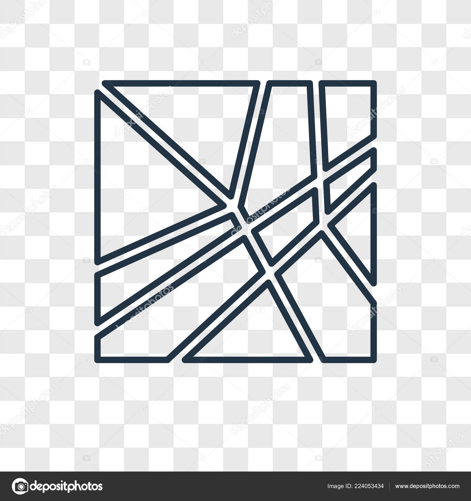 Map Icon Trendy Design Style Map Icon Isolated Transparent Background ...