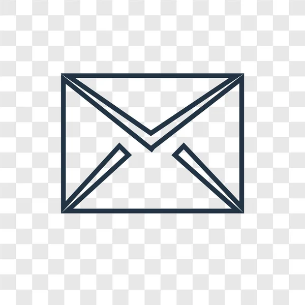 Email Icon Trendy Design Style Email Icon Isolated Transparent ...