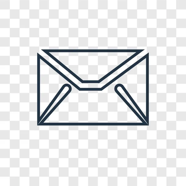 Email Icon Trendy Design Style Email Icon Isolated Transparent ...