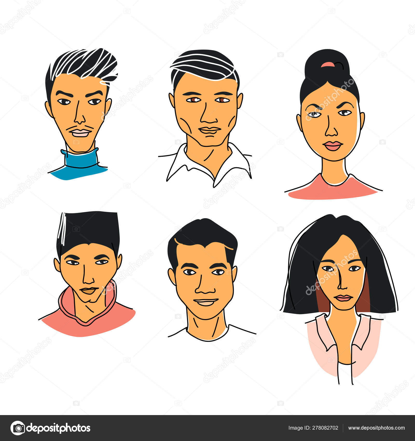 How To Draw Asian People