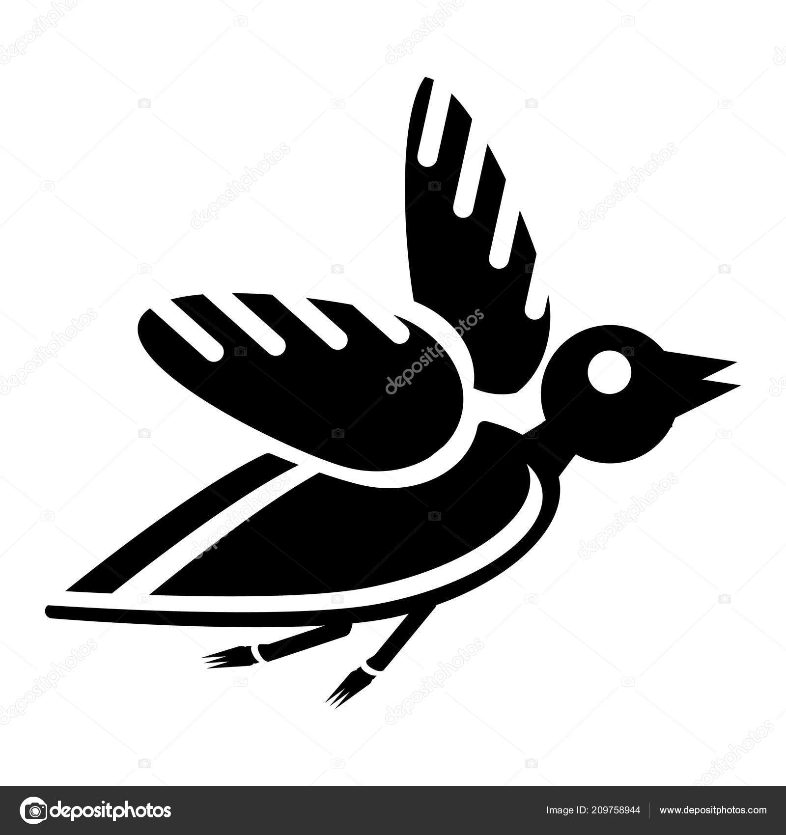 Bird Icon Vector Isolated White Background Your Web Mobile App Stock ...