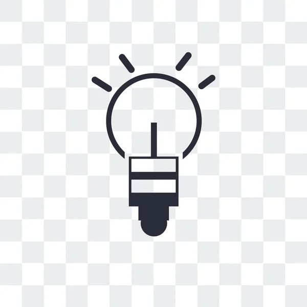 Light bulb vector icon isolated on transparent background, Light bulb logo design Stock Vector ...