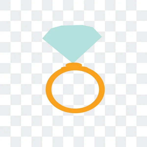 Ring Icon Trendy Ring Logo Concept Transparent Background Birthday ...