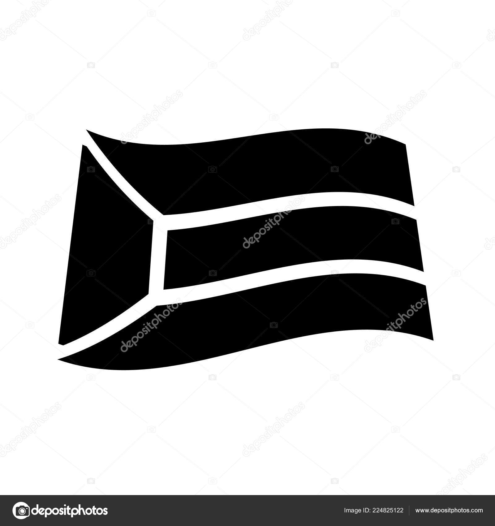 Kuwait Flag Icon Trendy Kuwait Flag Logo Concept White Background Stock ...