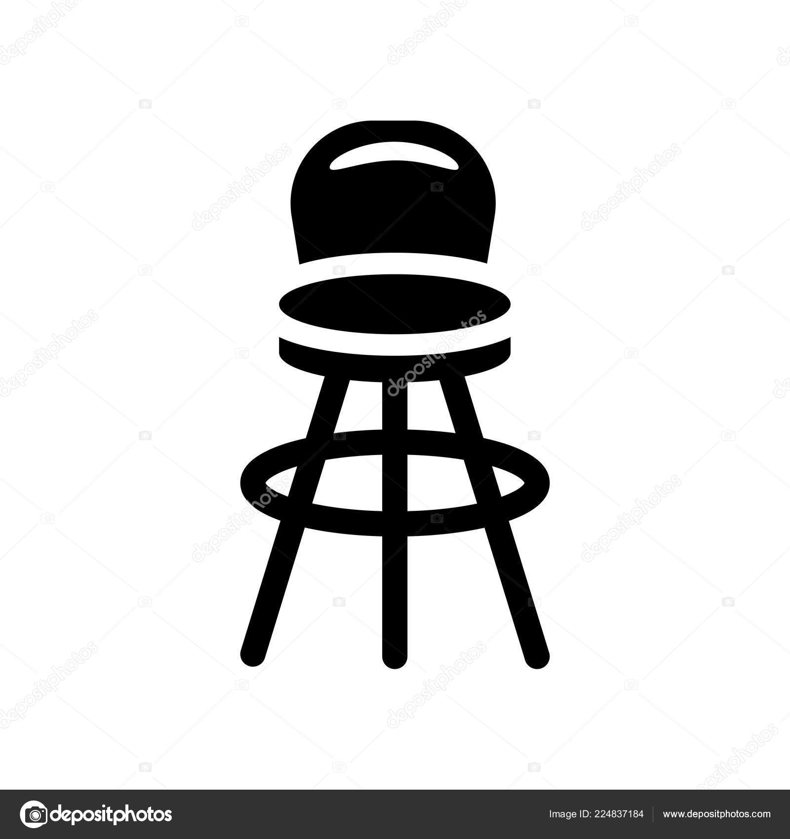 Stool Icon Trendy Stool Logo Concept White Background Furniture ...
