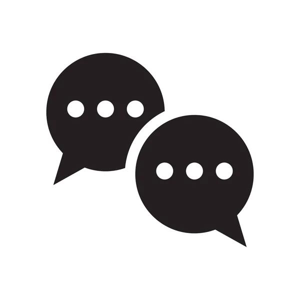 Pidato Ikon Gelembung Trendy Speech Konsep Logo Gelembung Pada Latar ...