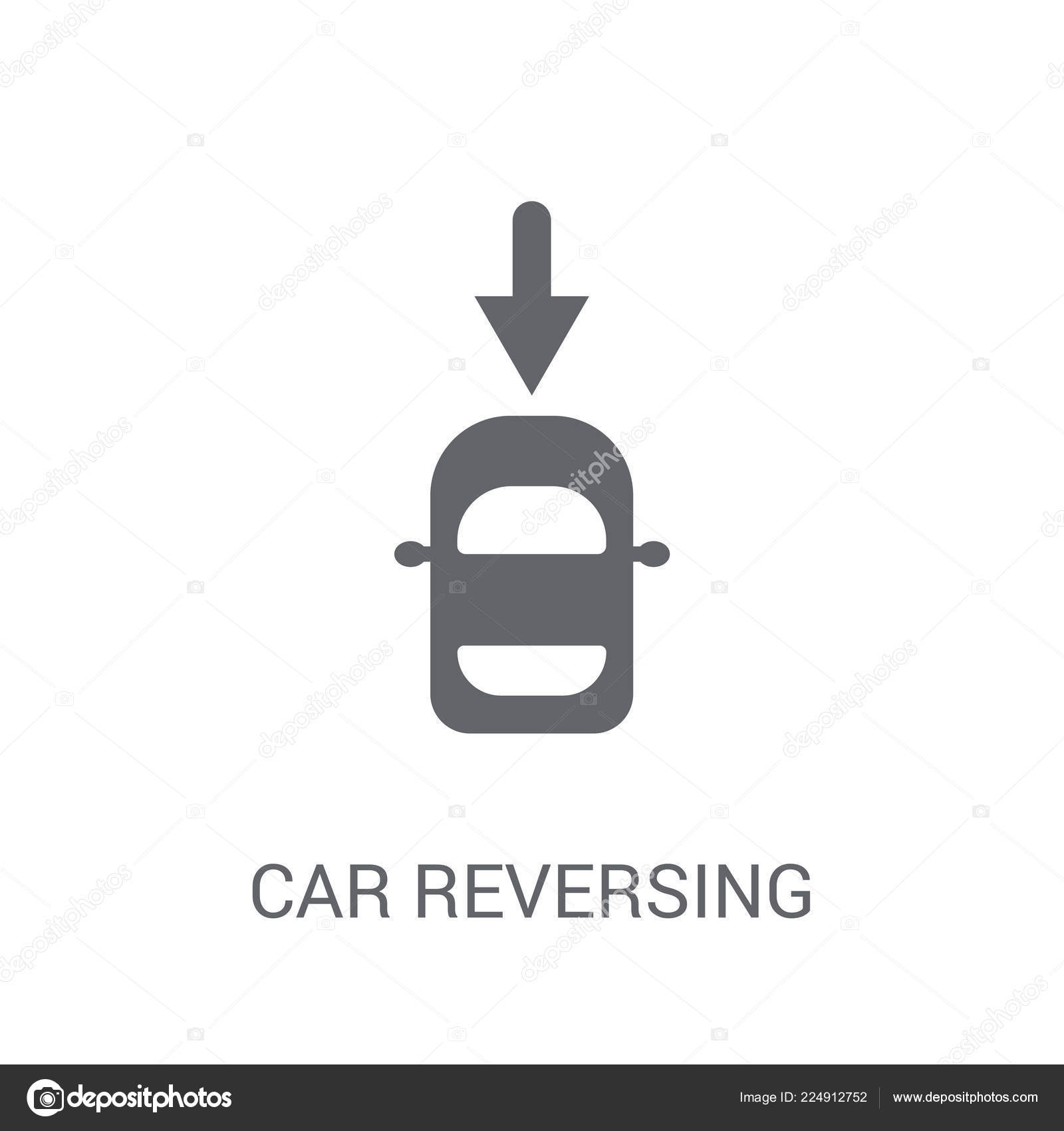 Car Reversing Light Icon Trendy Car Reversing Light Logo Concept Stock ...
