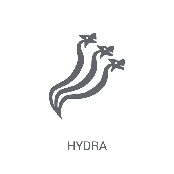 Icono Hydra Concepto Logotipo Trendy Hydra Sobre Fondo Transparente ...