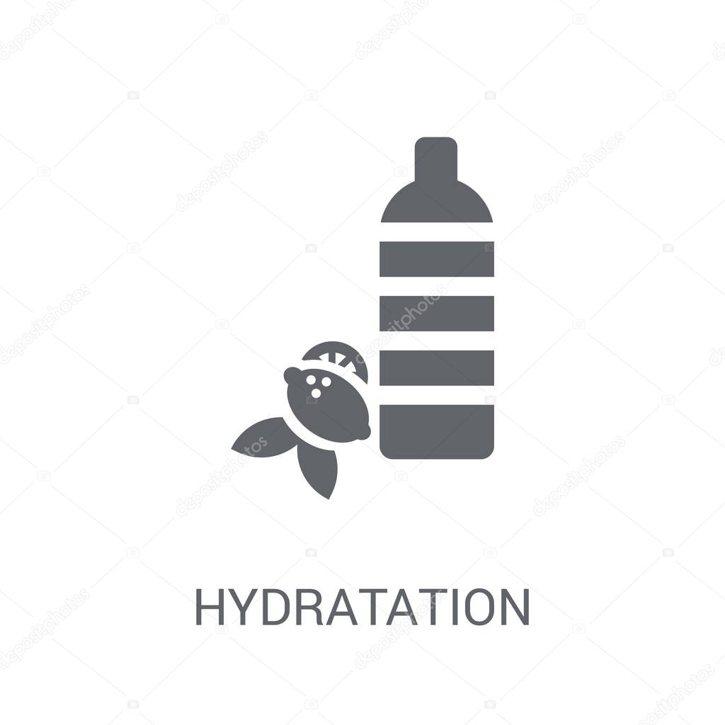 Icono de hidratación. Concepto de logotipo de Trendy Hydratation sobre ...