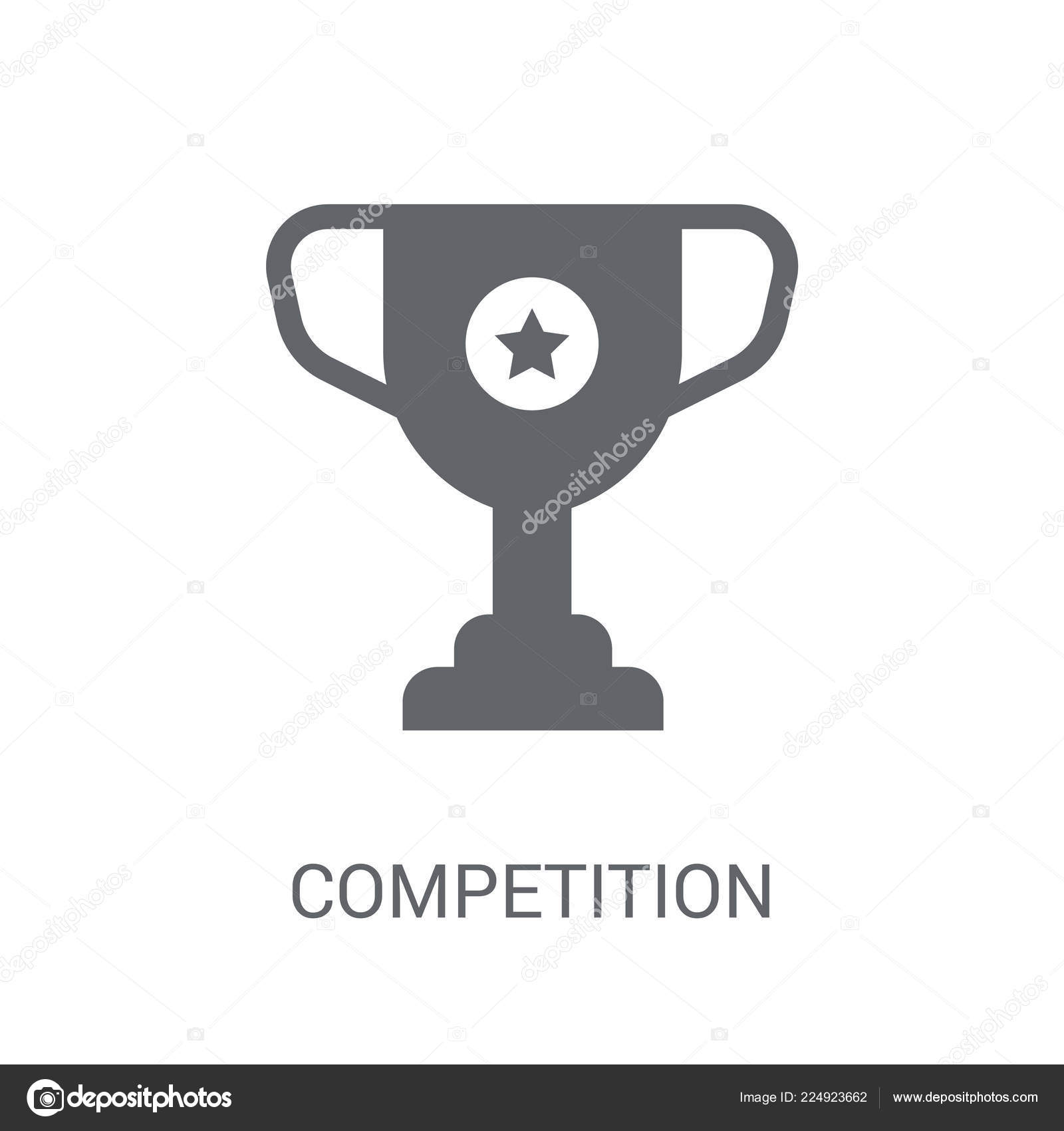 Competition Icon Trendy Competition Logo Concept White Background ...
