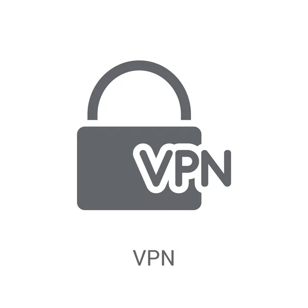 Vpn Icon Trendy Vpn Logo Concept Transparent Background Technology ...