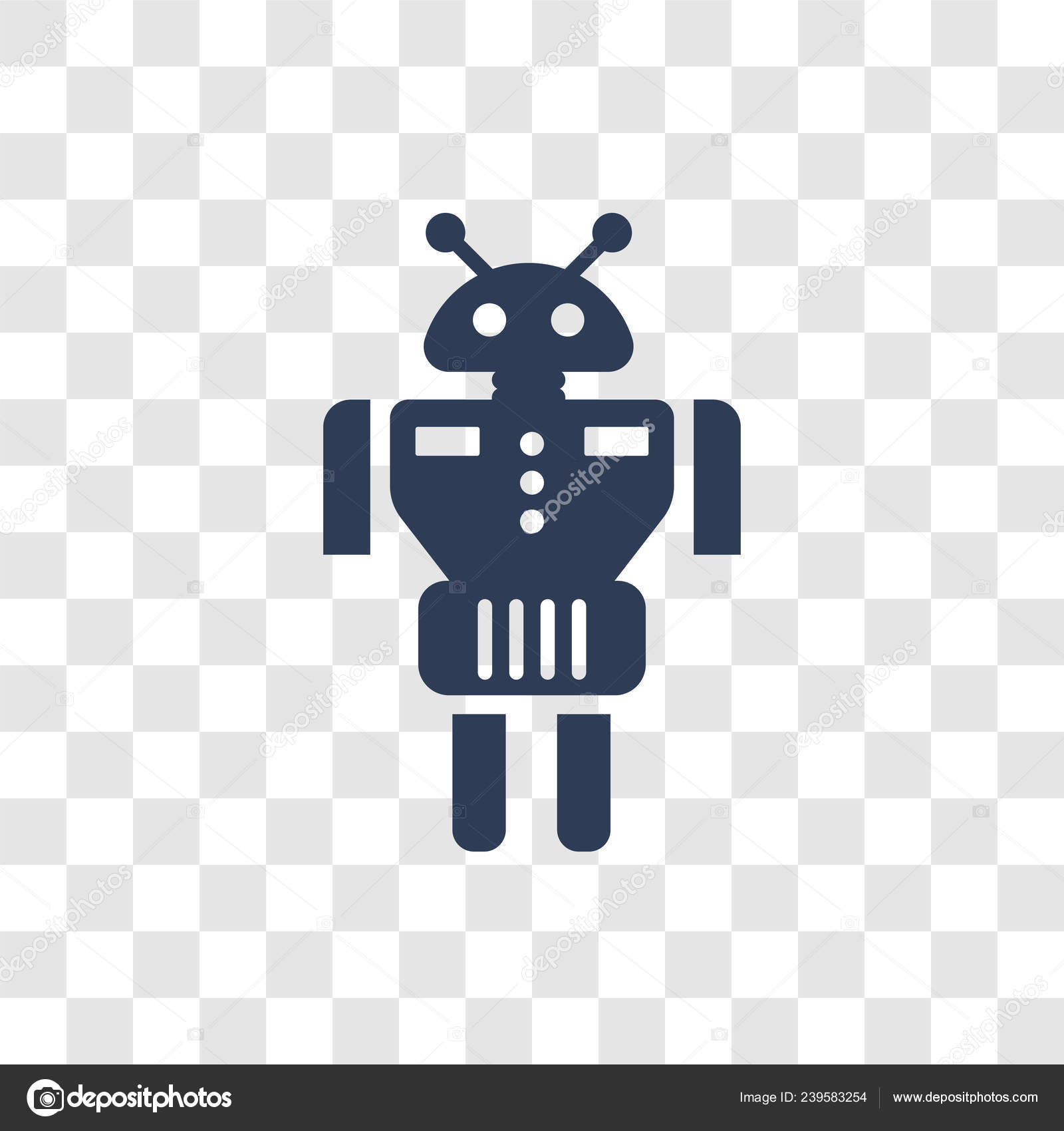 Droid Icon Trendy Droid Logo Concept Transparent Background Science ...