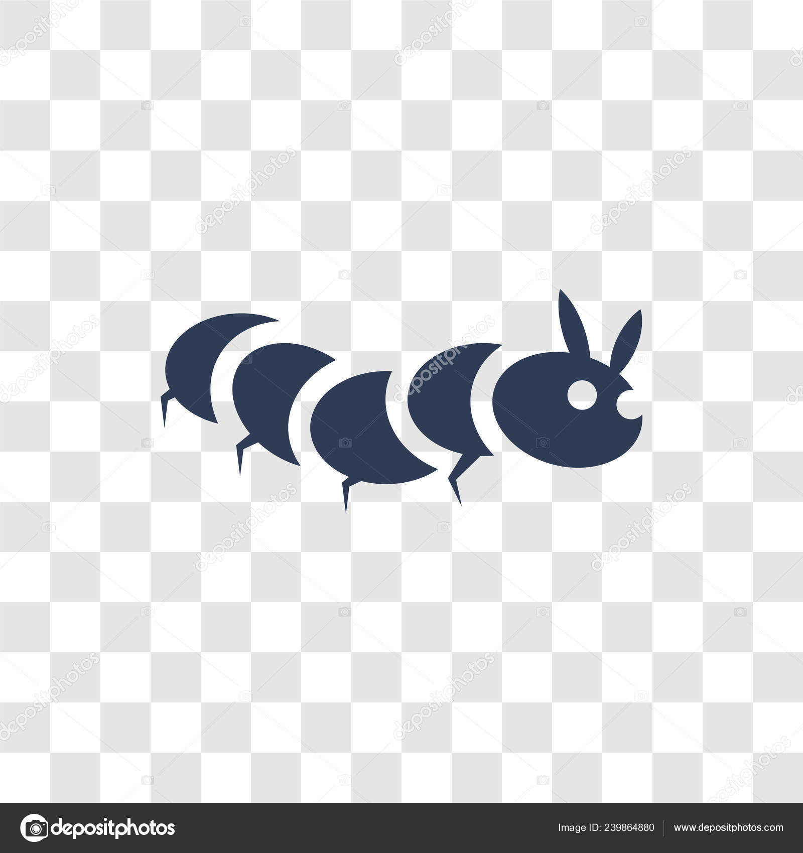 Caterpillar Icon Trendy Caterpillar Logo Concept Transparent Background ...