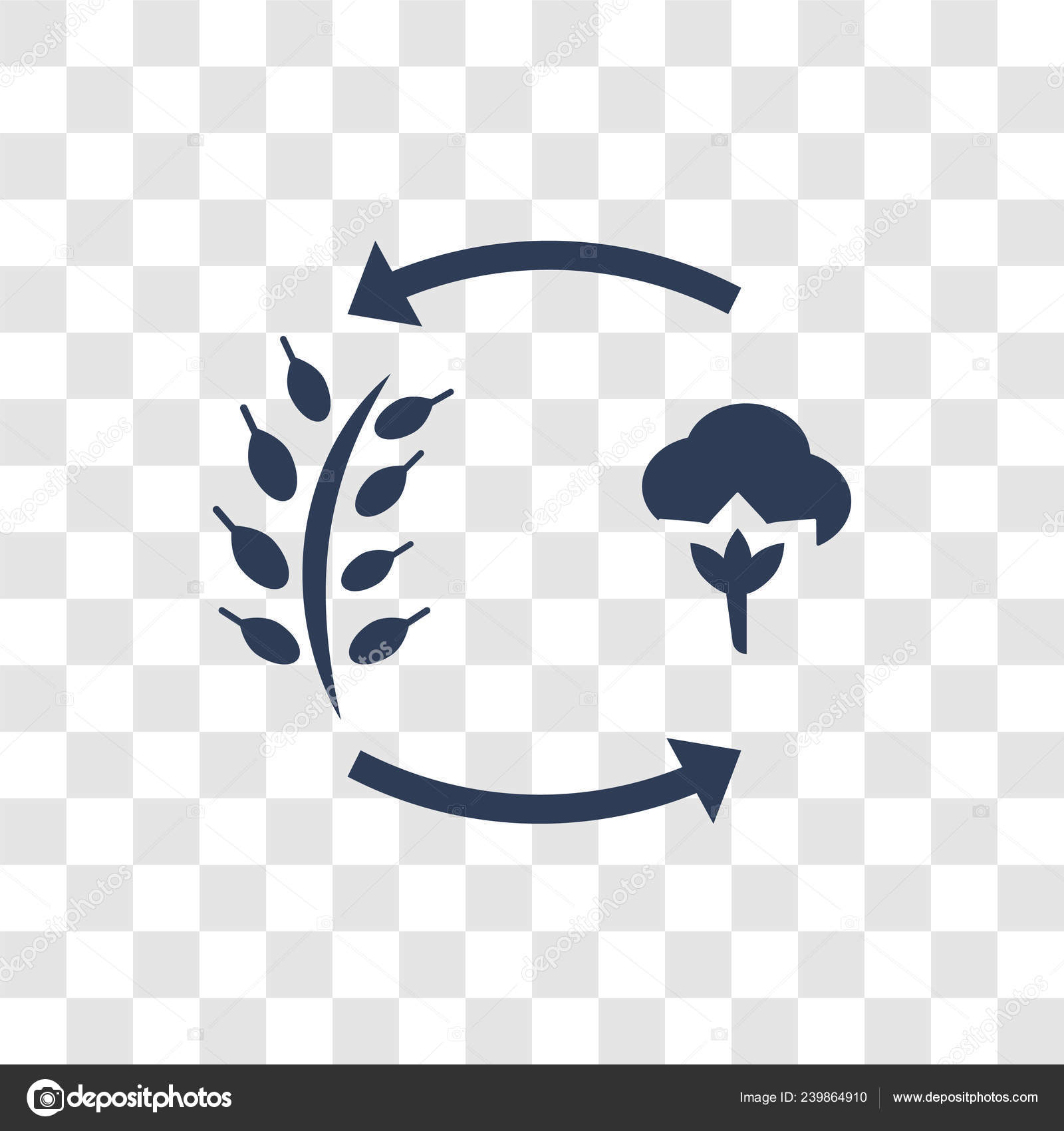 Crop Rotation Icon Trendy Crop Rotation Logo Concept Transparent ...