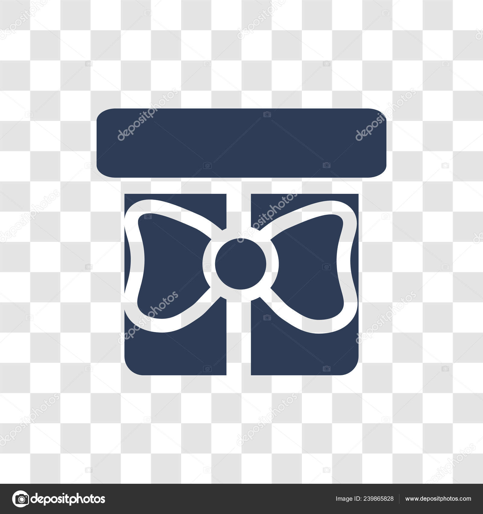 Christmas Present Icon Trendy Christmas Present Logo Concept ...