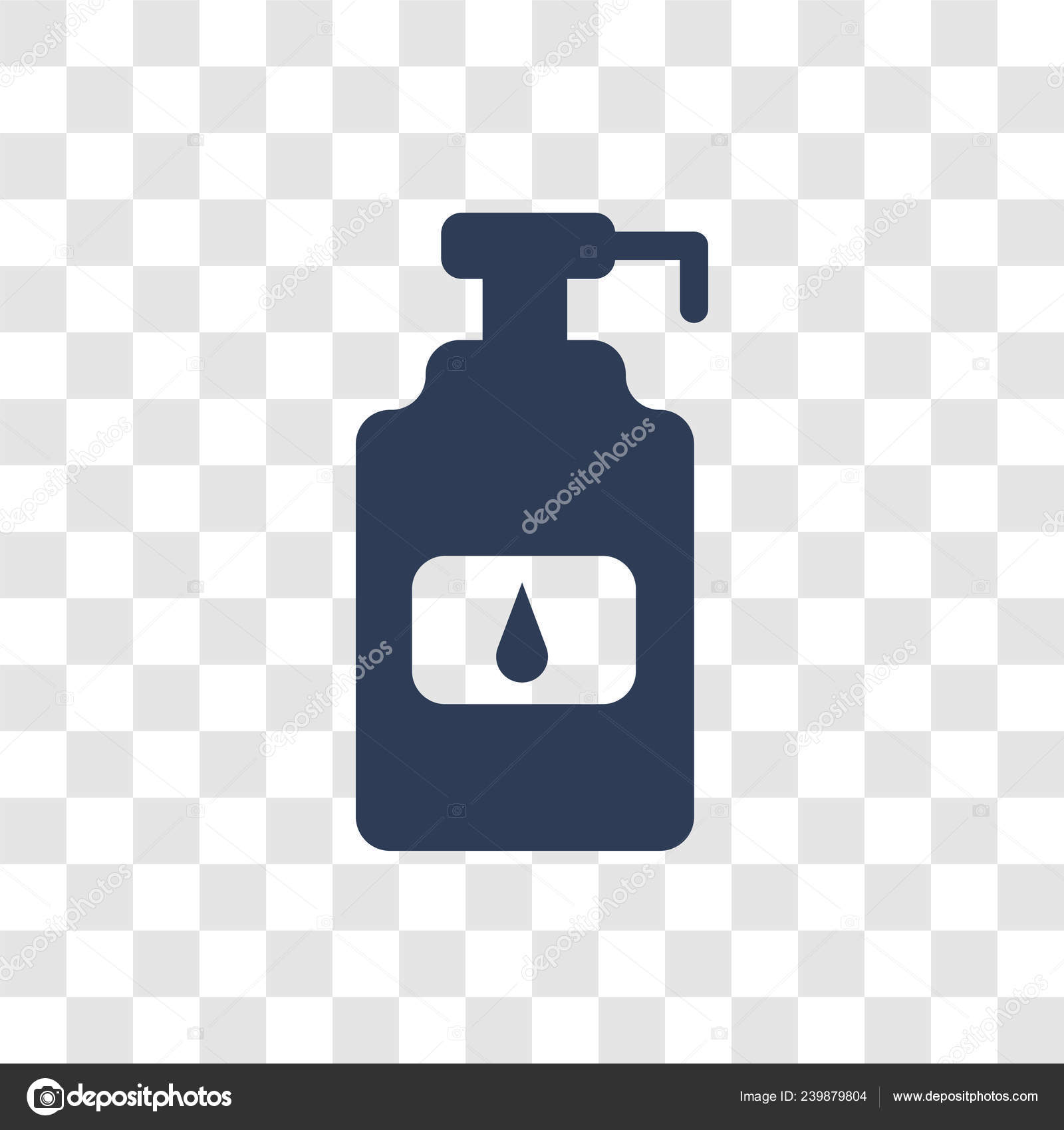 Desinfectant Icon Trendy Desinfectant Logo Concept Transparent ...