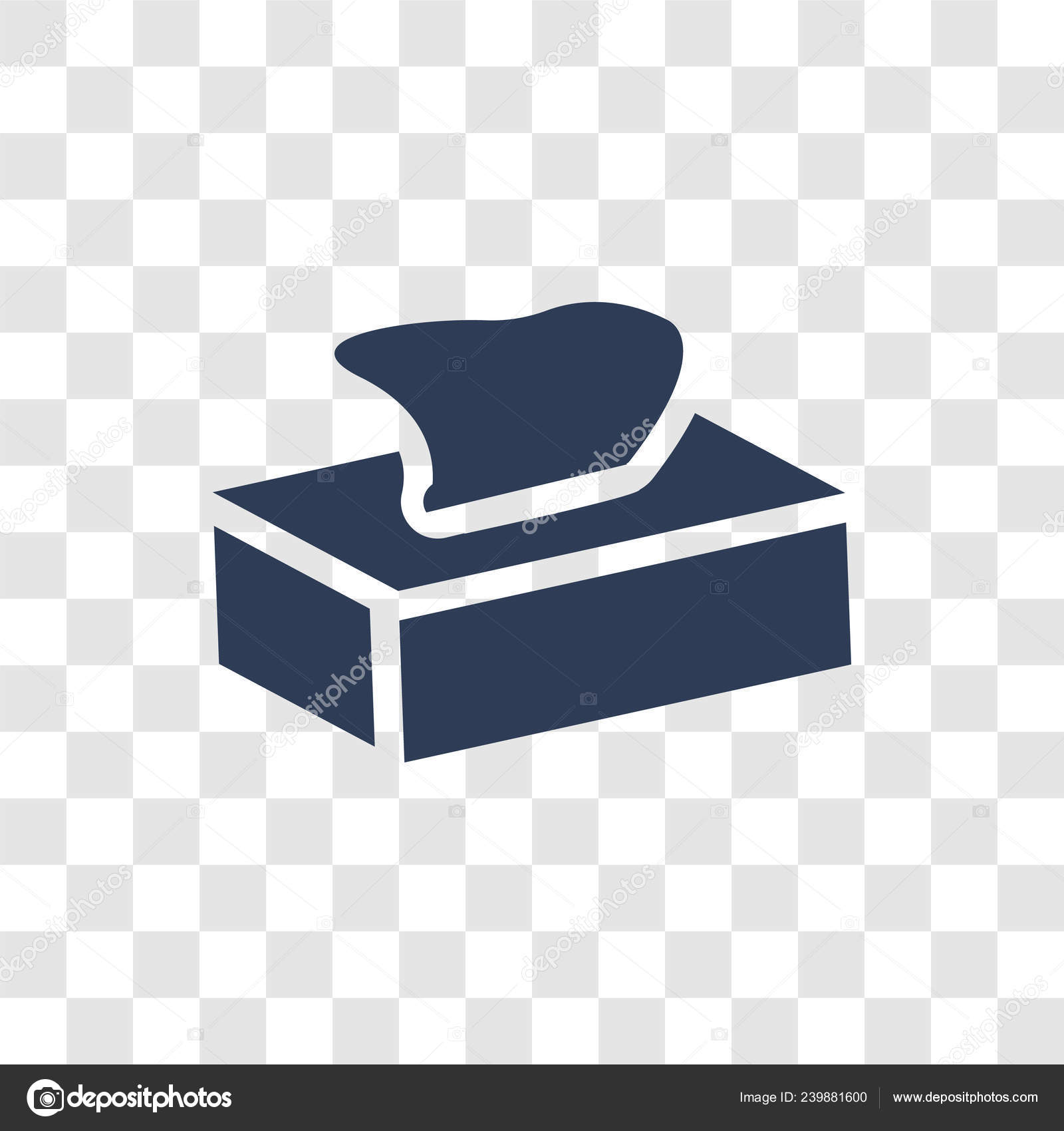 Tissue Icon Trendy Tissue Logo Concept Transparent Background Hygiene ...