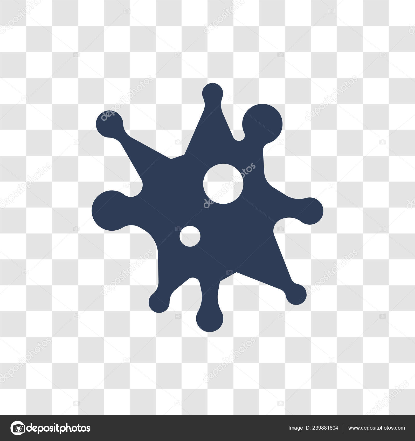 Virus Icon Trendy Virus Logo Concept Transparent Background Hygiene ...