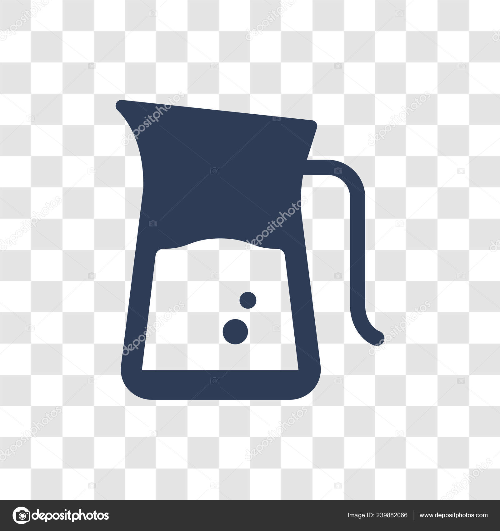 Pitcher Icon Trendy Pitcher Logo Concept Transparent Background Kitchen ...