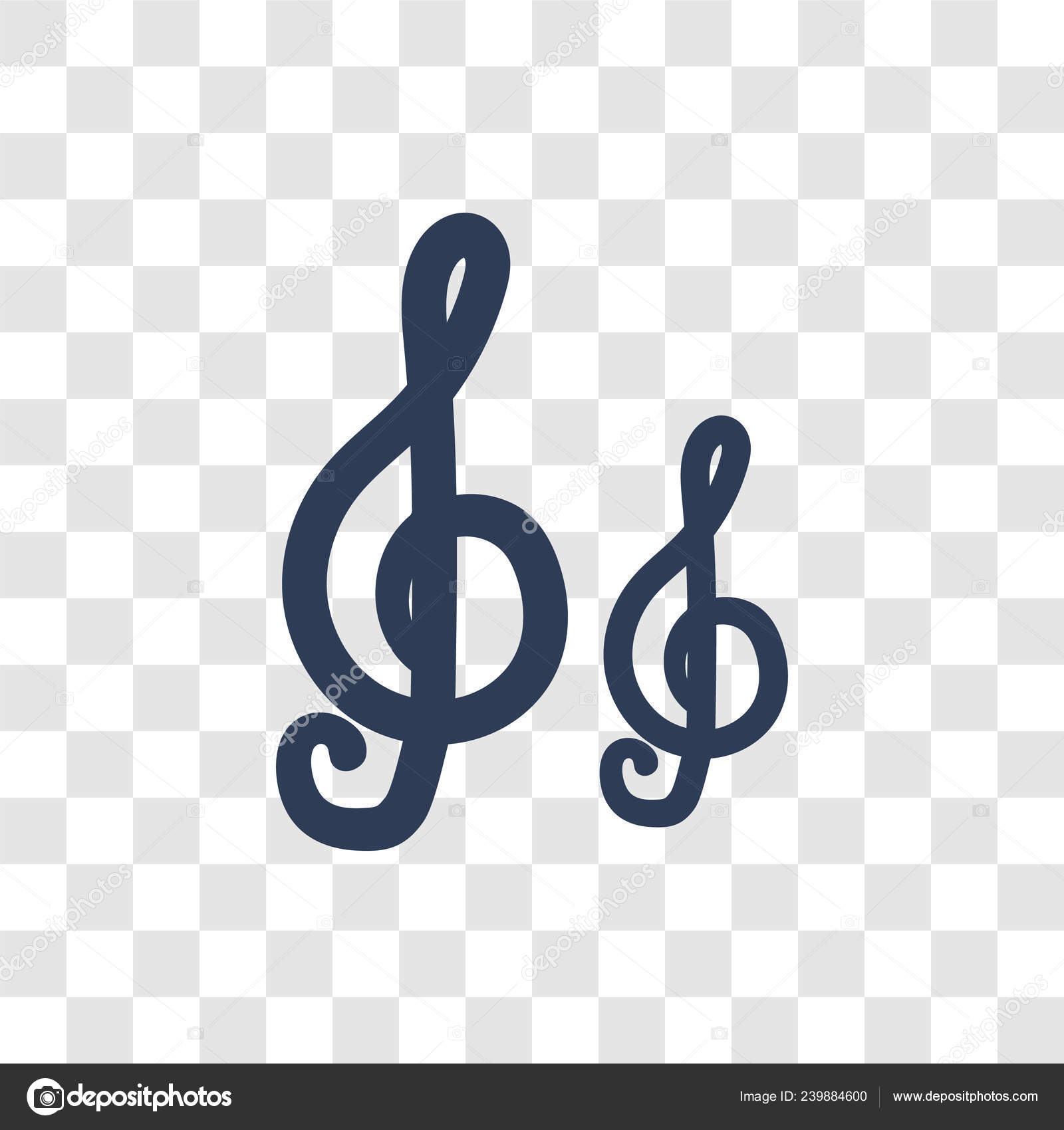 Treble Clef Transparent Background