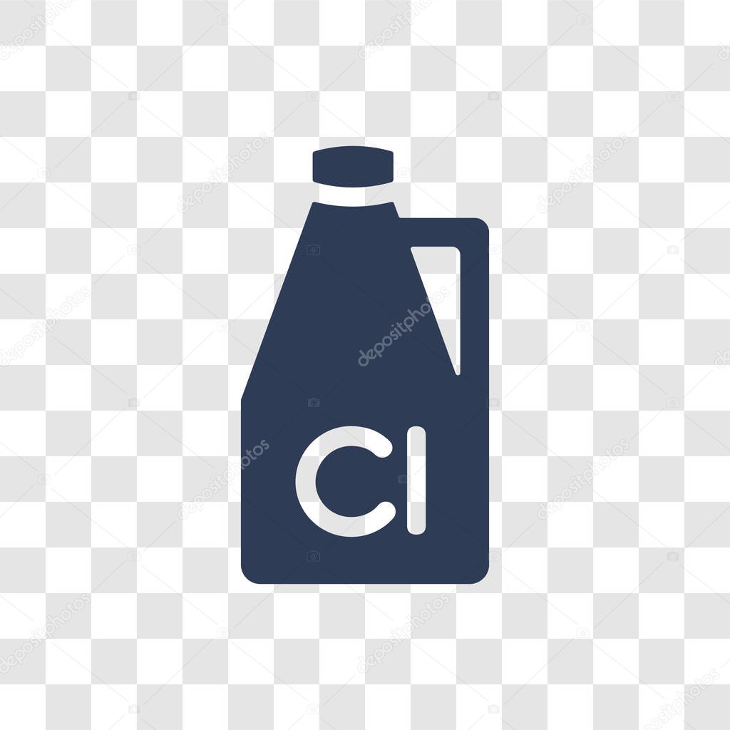 Icono de cloro. Concepto de logotipo de cloro de moda sobre fondo ...