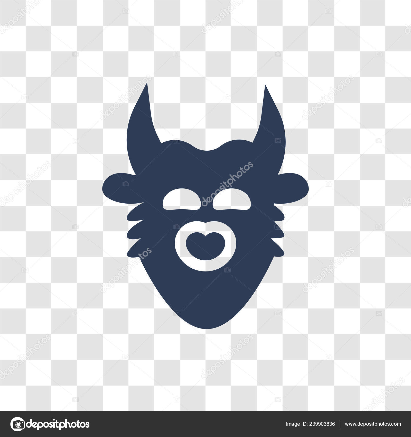 Beast Icon Trendy Beast Logo Concept Transparent Background Fairy Tale ...